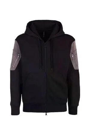 Neil Barrett Zip-up Hoodie - Black