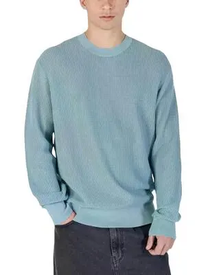 Calvin Klein Waffle-knit Sweater - Blue