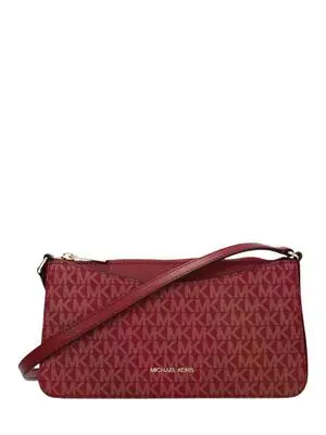 Michael Kors Monogram Pattern Shoulder Bag - Red