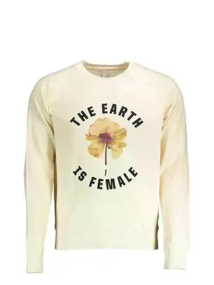 Gant Flower-print Cotton Sweatshirt - Neutrals
