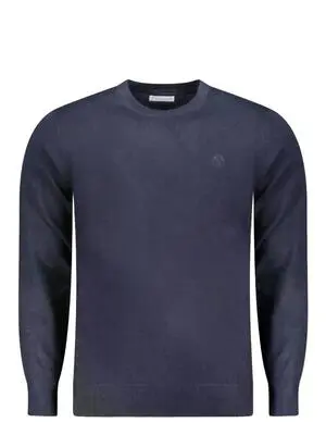 NORTH SAILS Embroidered Logo Crew-neck Sweater - Blue
