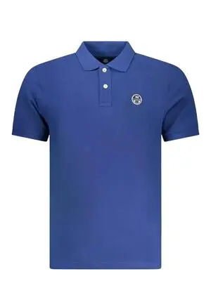NORTH SAILS Logo-patch Polo Shirt - Blue