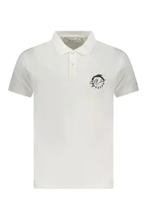 TRUSSARDI Logo-detail Polo Shirt - White