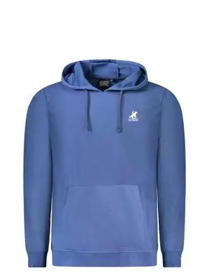 U.S. Grand Logo-print Cotton Hoodie - Blue