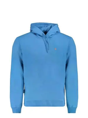 NAPAPIJRI Logo-Patch Drawstring Hoodie Blue