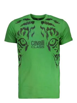 Roberto Cavalli Logo-print T-shirt - Green