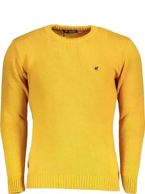 U.S. Grand Logo-embroidered Sweater - Yellow