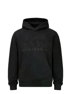 Adidas Embossed-logo Hoodie - Black