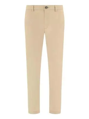 Boggi Milano Cotton Trousers - Neutrals