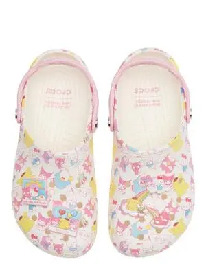 CROCS Gender Inclusive Hello Kitty & Friends Classic Clogs - Pink Multi