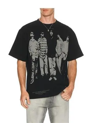 PLEASURES X Oasis Definitely Heavyweight Shirt In . Also - Black