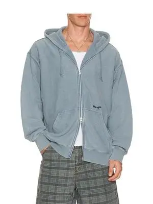 HUF Pacific Wash Full Zip Hoodie - Blue