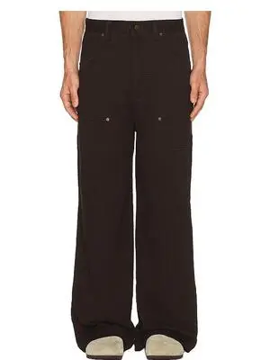 ISA BOULDER Loop Patch Pants - Chocolate