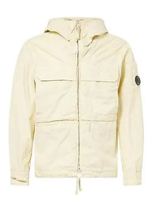 C.P. COMPANY Micro-reps Hooded Cotton Jacket - Frozen Dew