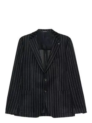 Tagliatore Striped Blazer - Blue