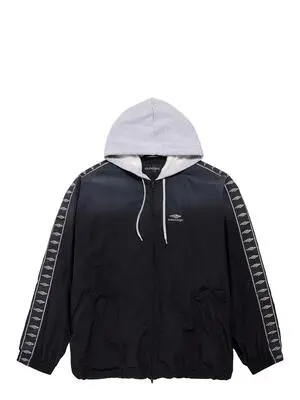 Balenciaga Stripe Tracksuit Jacket - Black