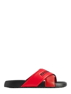 Balenciaga Sporty Pool Slide Sandal - Black