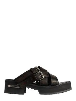 Balenciaga Venom Open Mule - Brown