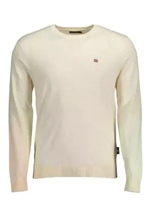 NAPAPIJRI Crew Neck Logo-Patch Sweater Neutrals