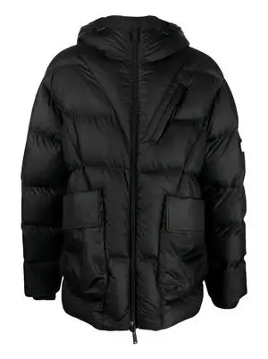 Dsquared2 Hooded Padded Down Coat - Black