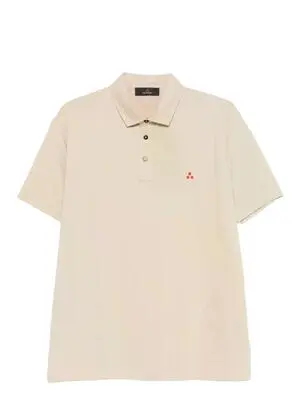 Peuterey Logo-embroidery Polo Shirt - Neutrals
