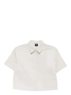 ALPHATAURI Short-sleeve Patch-pocket Shirt - Grey