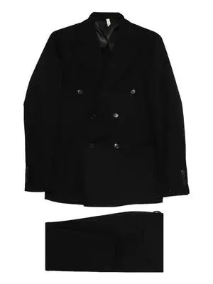 OFFICINA SARTORIALE Miller Double-breasted Suit - Black