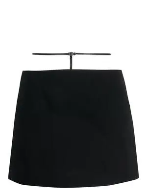 Dsquared2 Strap-detail Mini Skirt - Black
