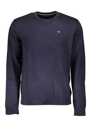 NAPAPIJRI Logo-patch Crew-neck Sweater - Blue