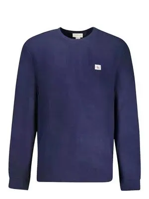 Calvin Klein Logo-patch Sweater - Blue