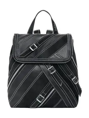 Desigual Buckle-detail Backpack - Black