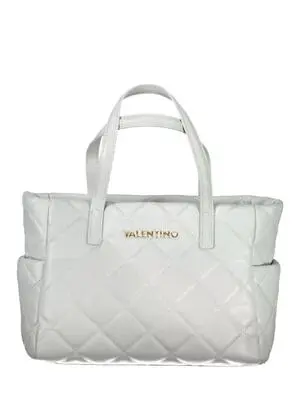 MARIO VALENTINO Quilted Tote Bag White