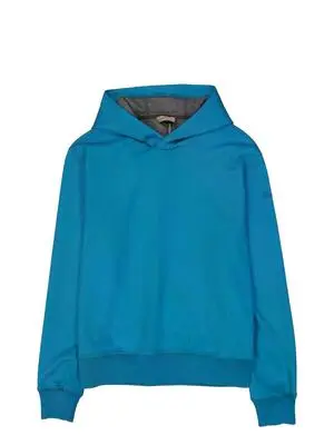 Herno Logo Detail Hoodie - Blue