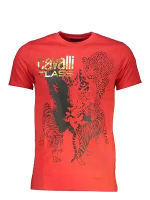 Roberto Cavalli Animal-print T-shirt - Red