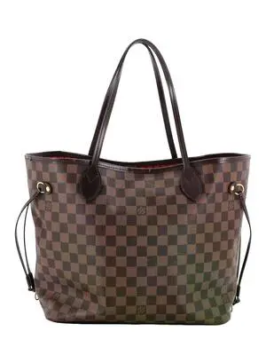 LOUIS VUITTON Neverfull Mm Damier Tote Bag - Brown