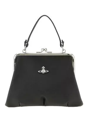 VIVIENNE WESTWOOD Granny Frame Clutch - Black