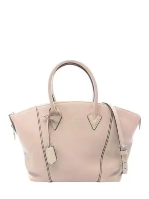 LOUIS VUITTON 2015 Veau Cachemire Soft Lockit Pm Satchel - Pink
