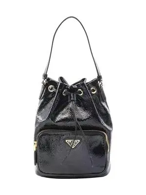 Prada Naplak Duet Bucket Bag 2013-2016 Black