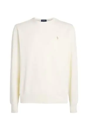 Polo Ralph Lauren Cotton Loopback Fleece Sweatshirt - Neutral