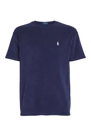 Polo Ralph Lauren Cotton-blend Terry Cloth T-shirt - Navy