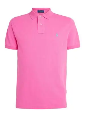 Polo Ralph Lauren Cotton Mesh Custom-fit Polo Shirt - Pink