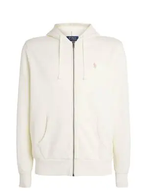 Polo Ralph Lauren Cotton Loopback Fleece Zip-up Hoodie - Neutral