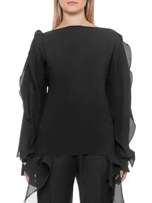 LANVIN Ruffled Blouse - Black