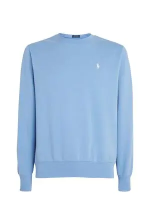 Polo Ralph Lauren Cotton Loopback Fleece Crewneck Sweatshirt - Blue