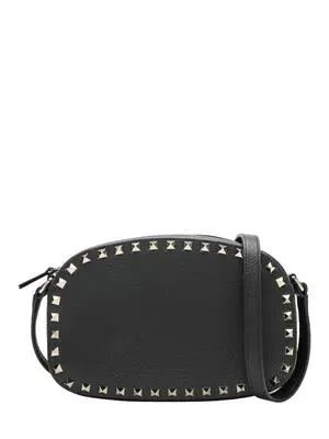 Valentino Garavani Valentino Garavani Rockstud Camera Case Crossbody Bag Black