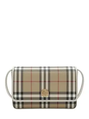 Burberry Hampshire Check Pattern Bag - Beige