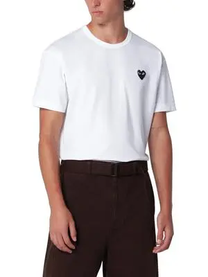Play Comme Des Garcon Cotton T-shirt - White
