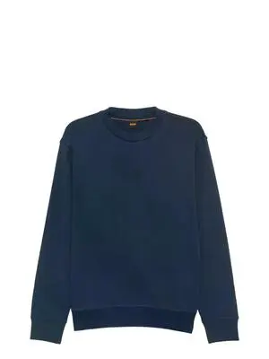 BOSS Logo-detail Sweatshirt - Blue