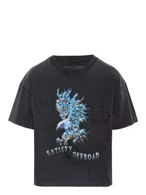 Satisfy Mothtech Graphic-print T-shirt - Grey