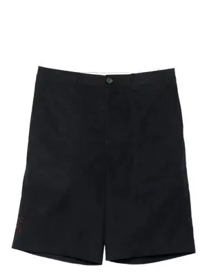 AMARANTO Belt-loops Shorts - Blue